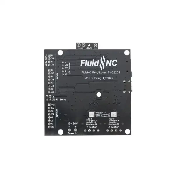TMC2209 Pen Laser Controller – FluidNC 2-Axis GRBL-Board for CNC, Laser ...